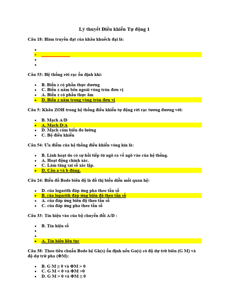 ly-thuyet-dieu-khien-tu-dong-1 | PDF