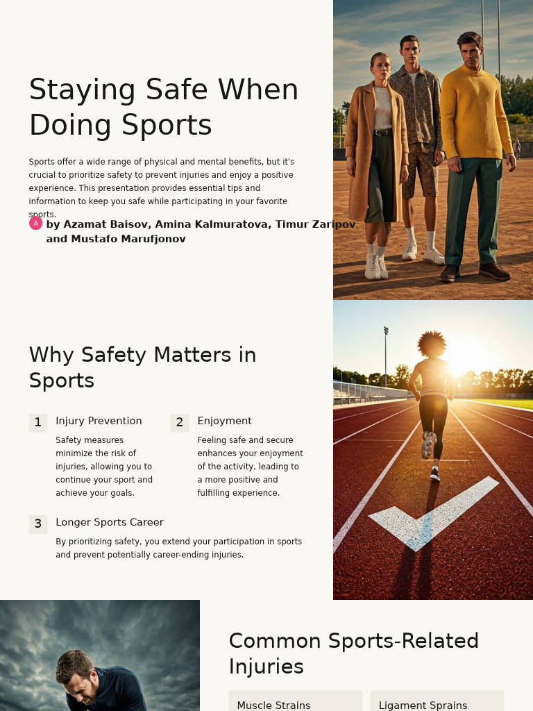 Sports Safety Tips and Guidelines | PDF | Clinical Medicine