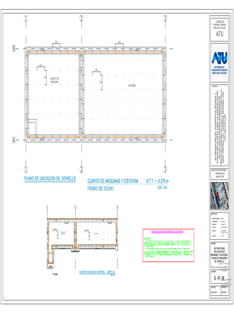 CISTERNA_ALTERNATIVA LOSA E=15CMS ER-04 DOWELLS (1) ok | PDF