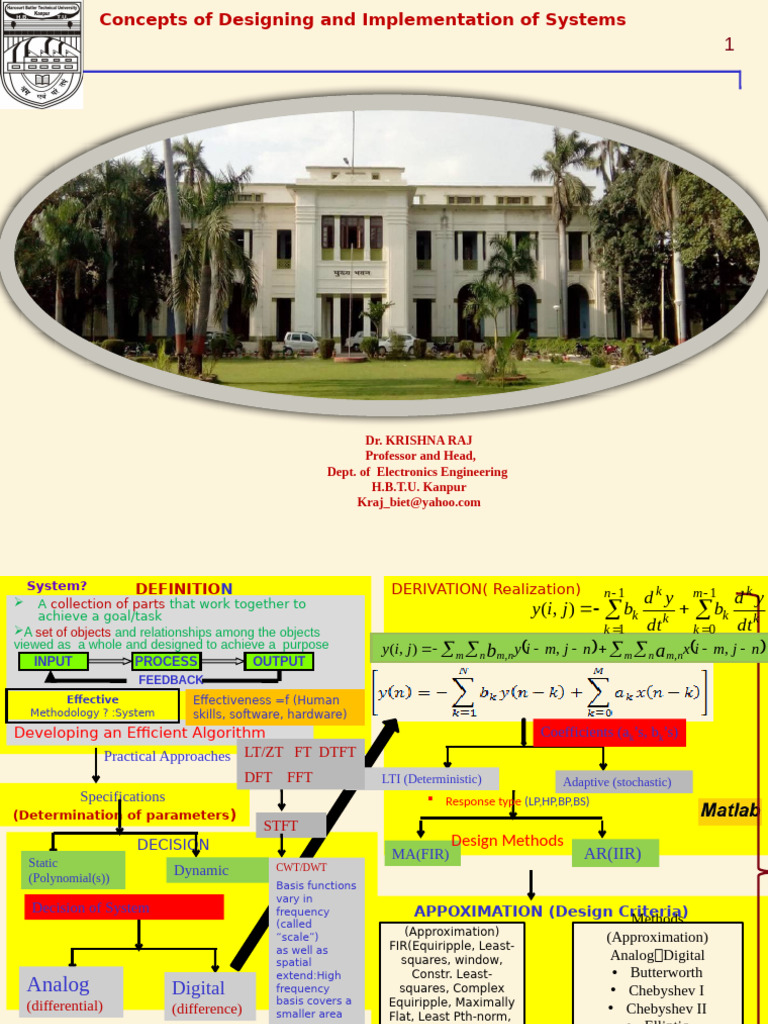 12112024 Design and implementation of systems (1) | PDF | Digital Signal Processing | Computer ...