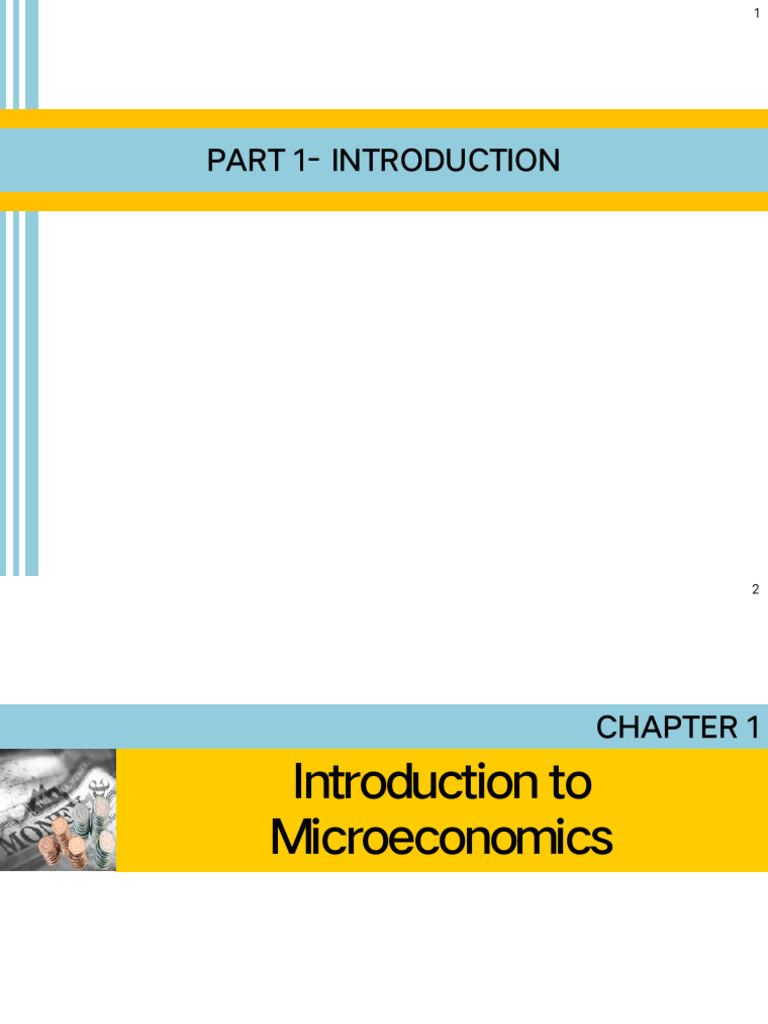 Microeconomics Introduction | PDF | Economics | Microeconomics