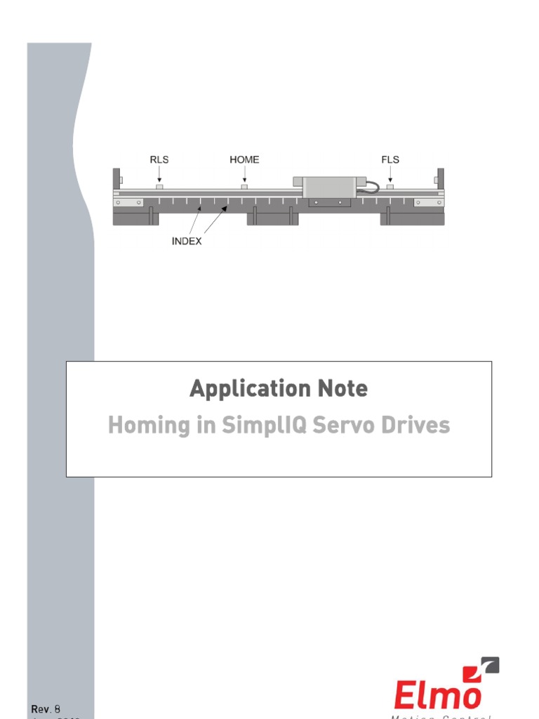 Homing SimplIQ Servo Drives | PDF | Servomechanism | Electrical Engineering