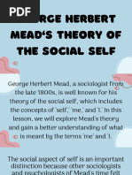 I and Me Theory | PDF | Psychological Concepts | Behavioural Sciences