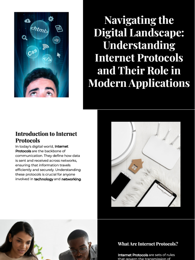 Slidesgo Navigating The Digital Landscape Understanding Internet ...