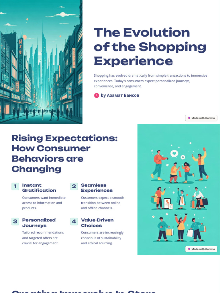 The-Evolution-of-the-Shopping-Experience | PDF | Augmented Reality | Retail