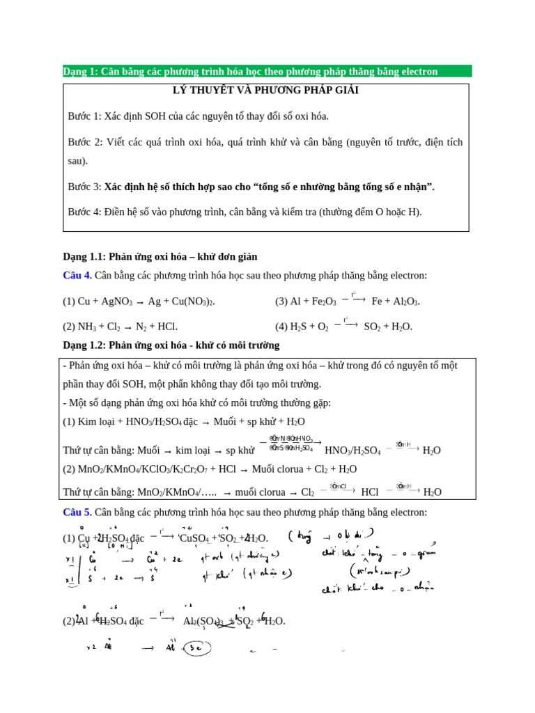 CÂN-BẰNG-OXH-K | PDF