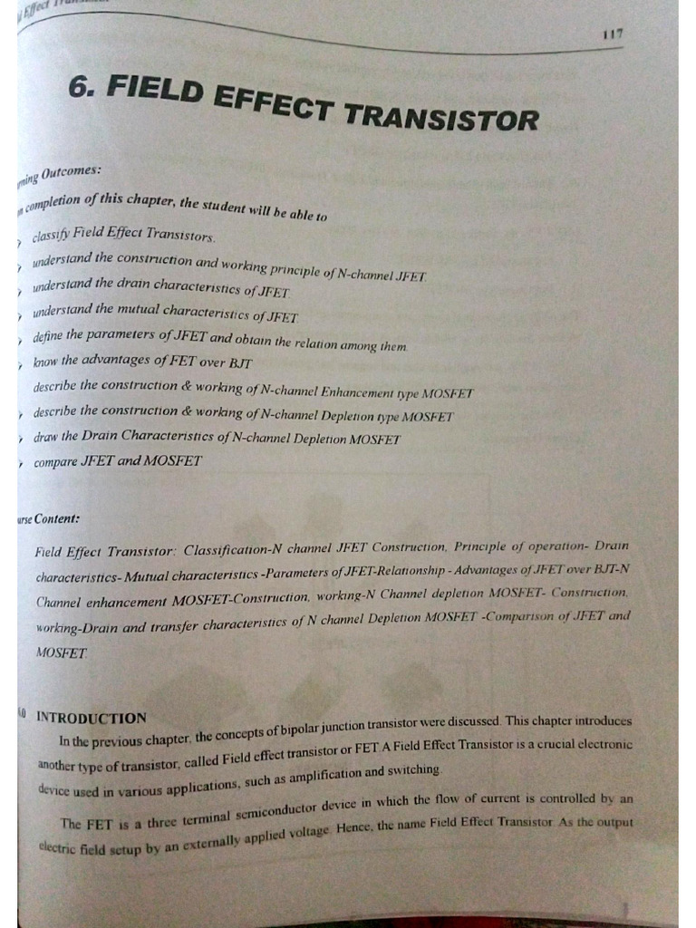 Field Effect Transistor (FET) | PDF