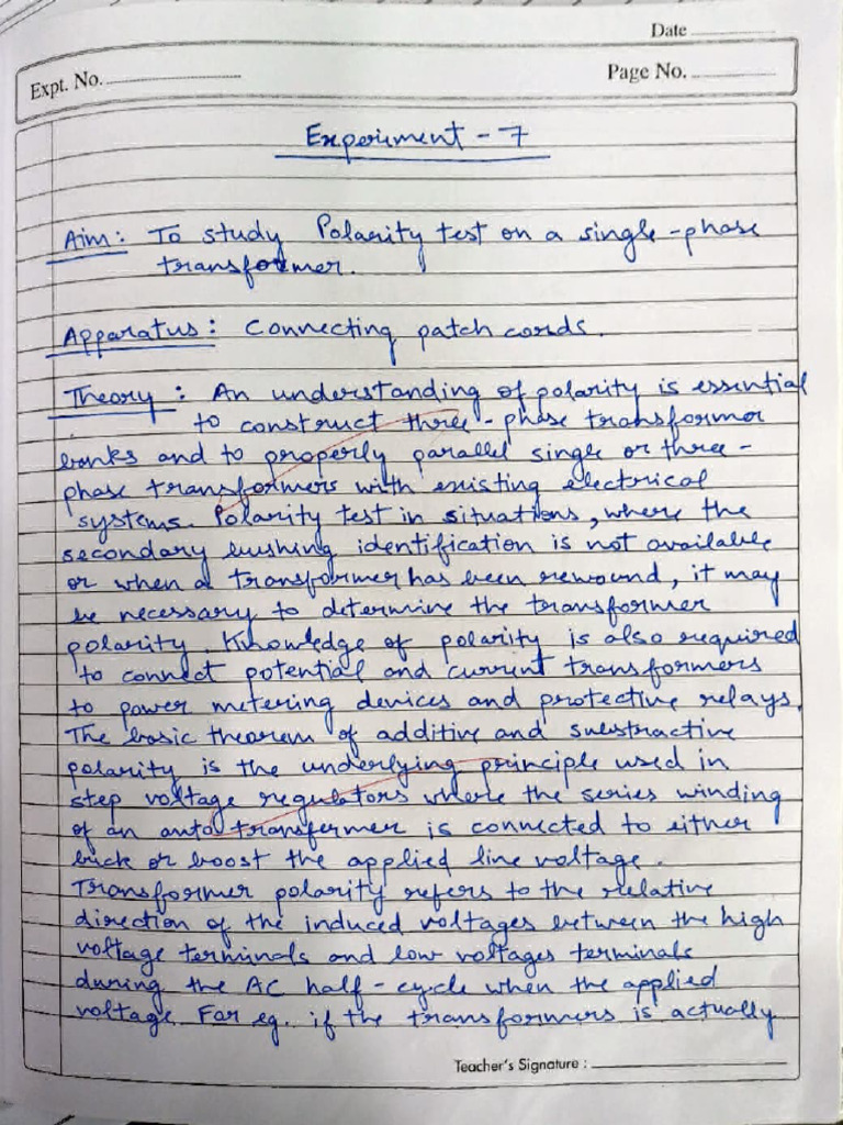 single phase transformer | PDF