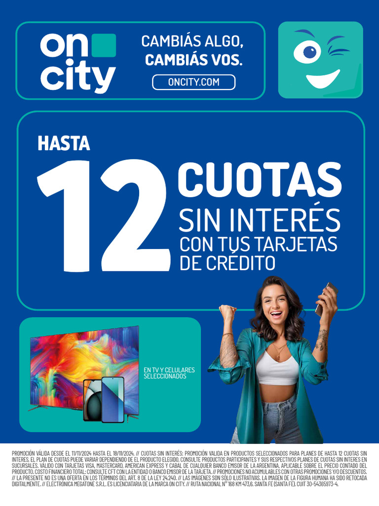 AFICHE A3 - Promos Semana Proxima - Tv-Celu HASTA 18-11-2024 | PDF