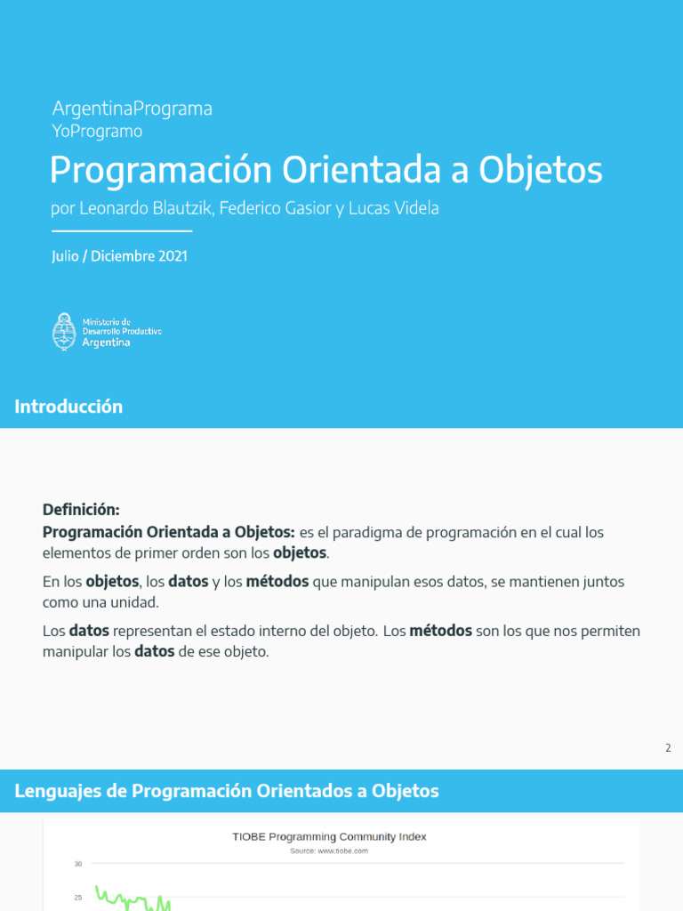01 Pilares Poo | PDF | Objeto (informática) | Programación orientada a objetos