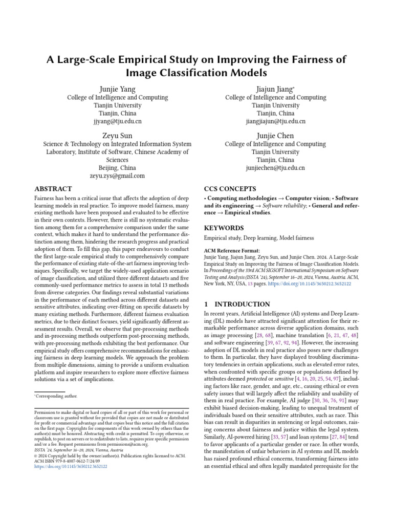 A Large-Scale Empirical Study On Improving The Fairness of Image ...