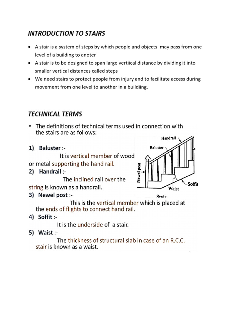 Intoduction To Stairs | PDF