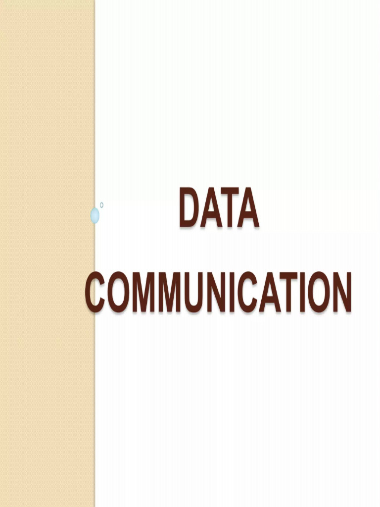 Data Communication 5 | PDF