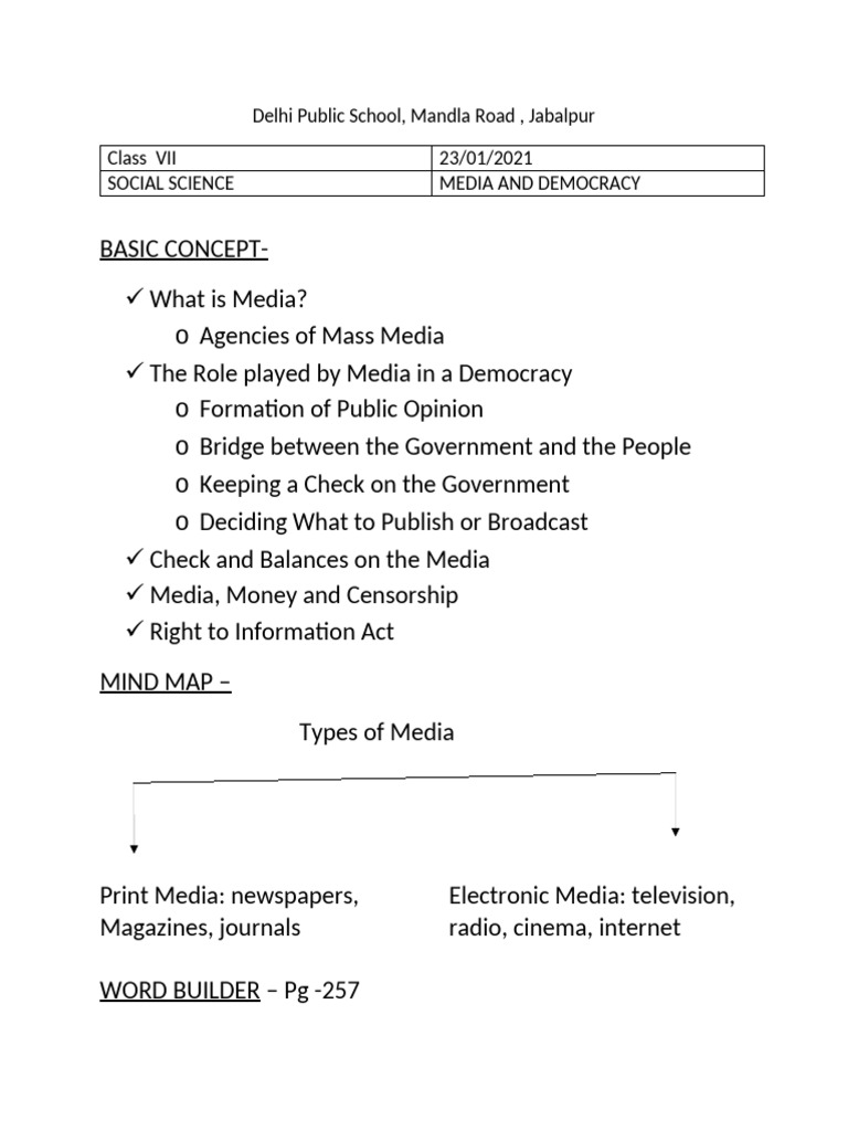 notes.23.1 | PDF | Public Opinion | Mass Media