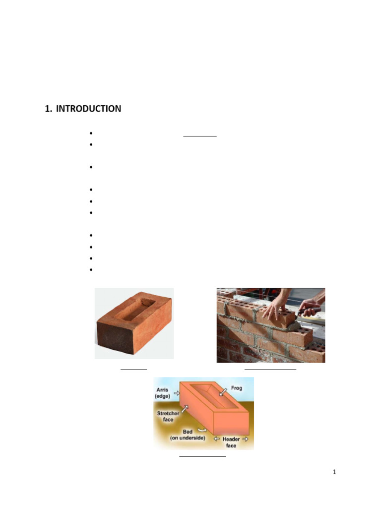 Engineering Materials Chapter Bricks | PDF | Brick | Lime (Material)