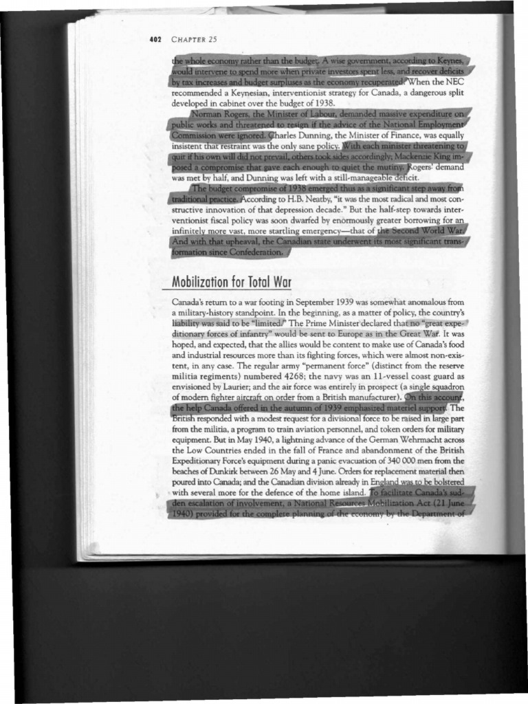 Canada Mobilization For ww2 | PDF | Submarines