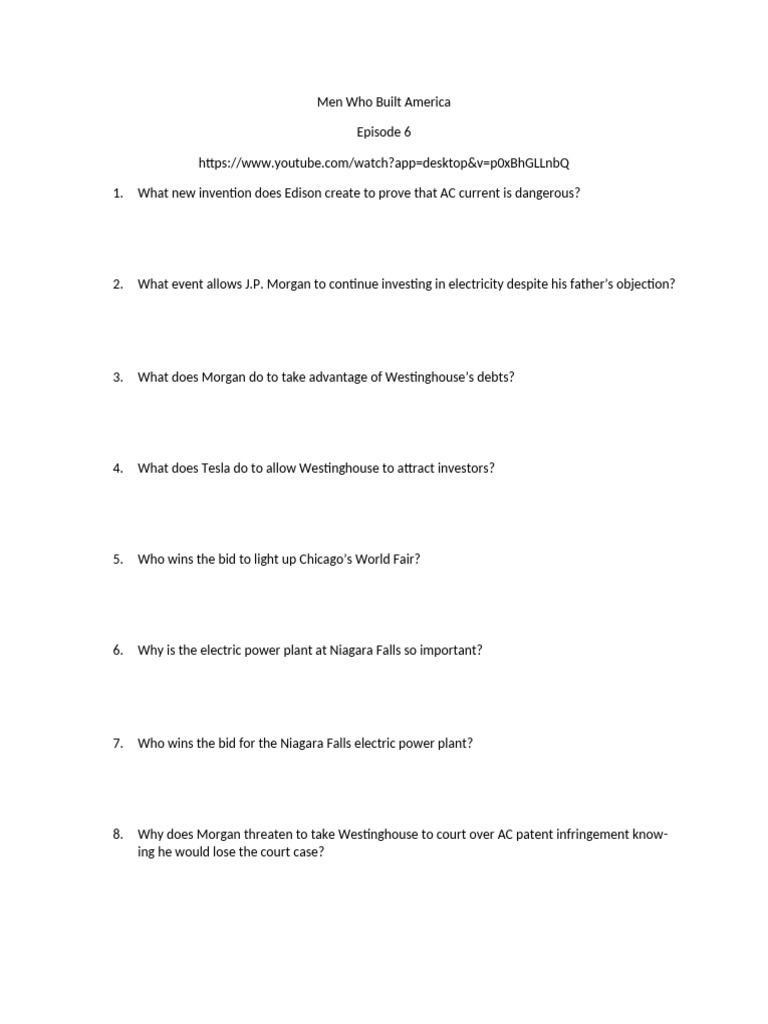 Men_Who_Built_America_Episode_6 | PDF
