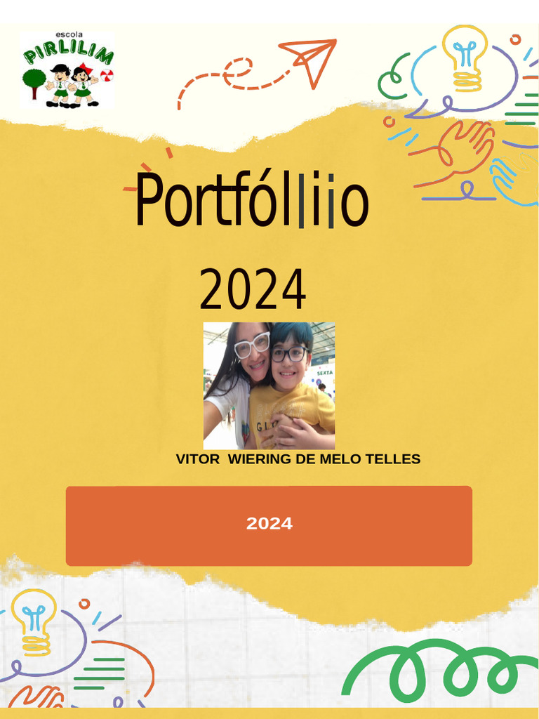 Portfólio Editável Vitor 2024 | PDF | Amor | Aprendizado