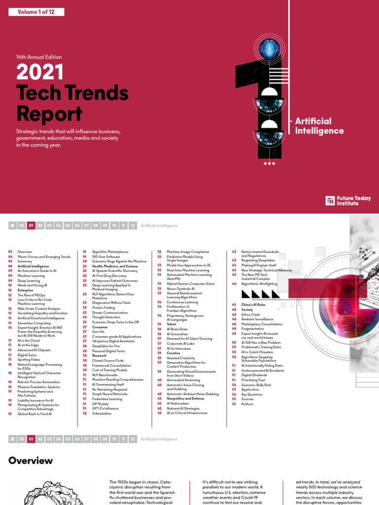 2021 Tech Trends Report AI 1624298709 | PDF | Artificial Intelligence ...