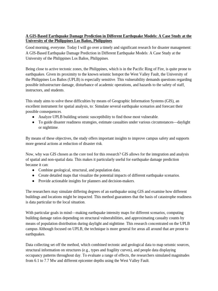 Script-Earthquake | PDF | Earthquakes | Emergency Management