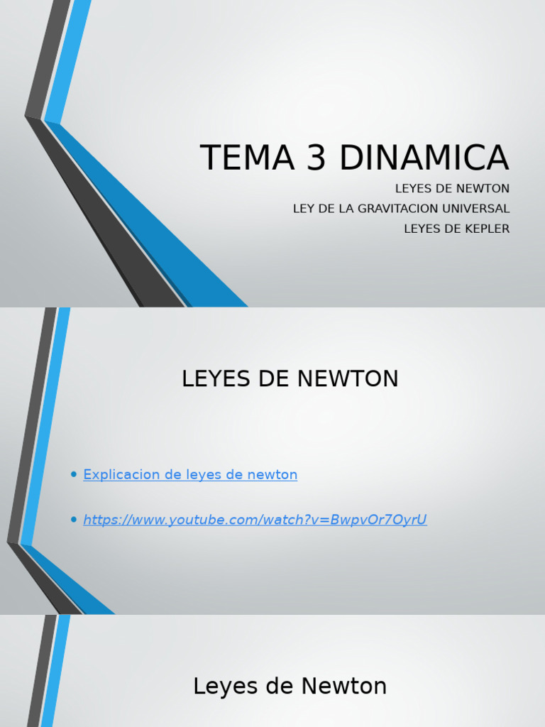 PRESENTACION CLASE4 | PDF | Las leyes del movimiento de Newton | Fuerza
