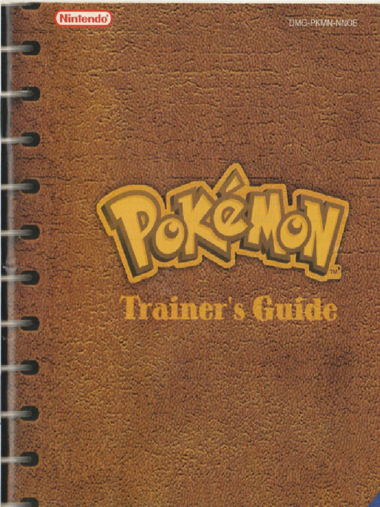 Pokemon Trainer S Guide Pokemon Blau Deutsch Pdf