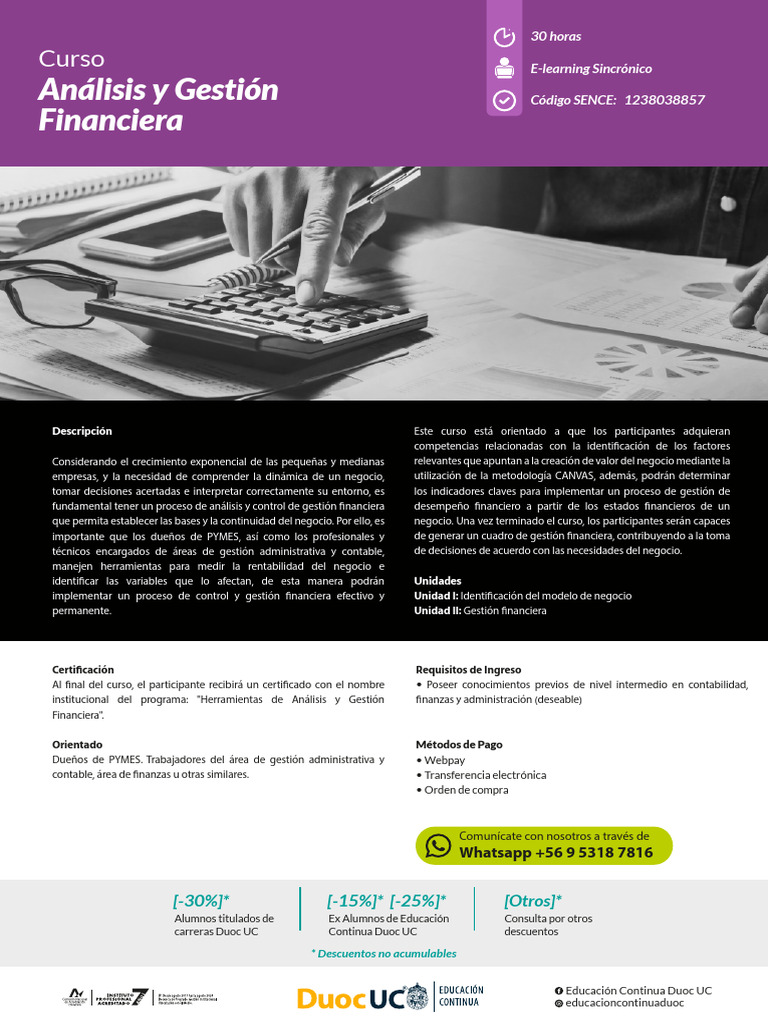 Analisis y Gestion Financiera | PDF | Contabilidad | Business