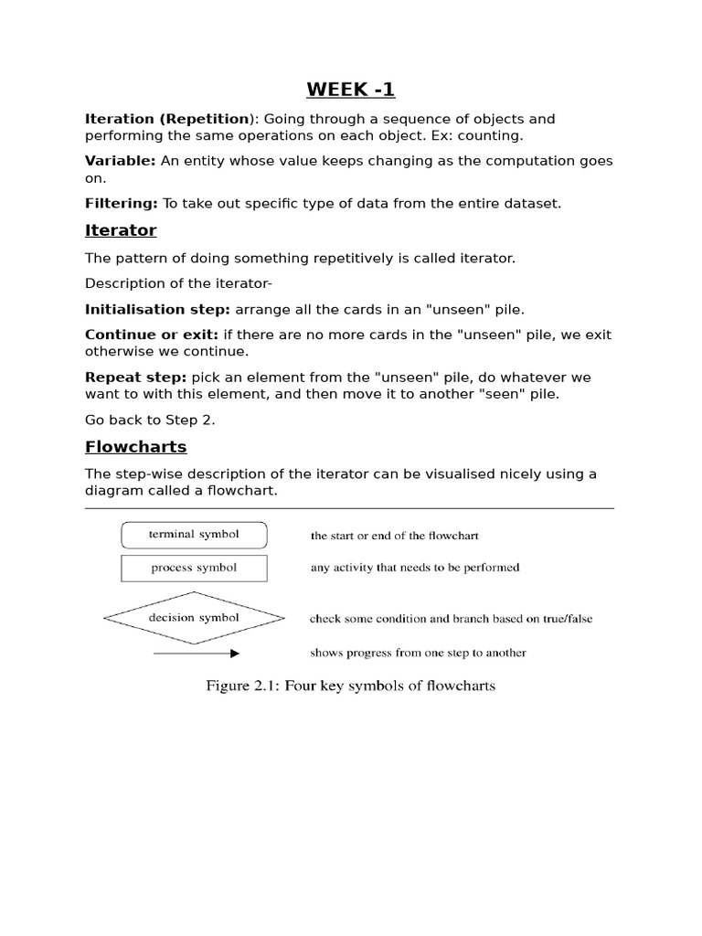 week-1 | PDF | Data Type | Computer Programming