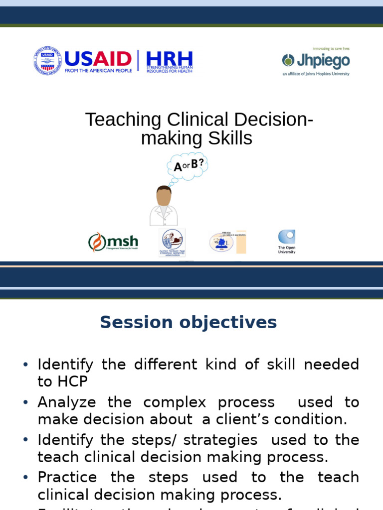 Module 8.2 Teachig Clinical Decision Making Skill | PDF | Medical ...