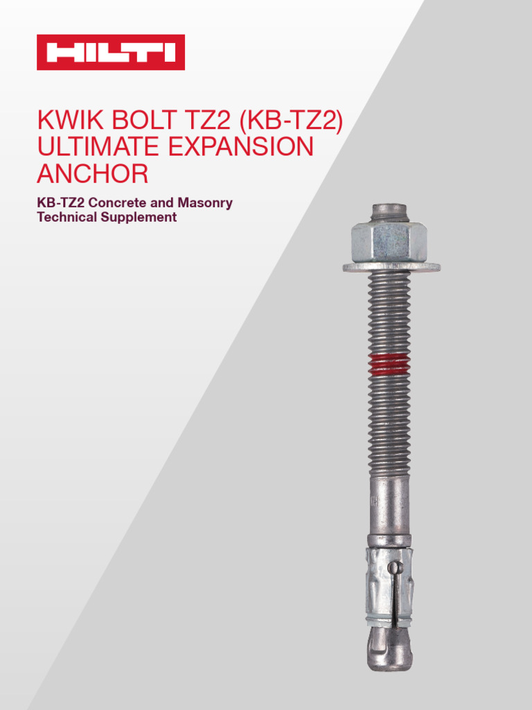 KB-TZ2 - Technical Supplement | PDF | Pipe (Fluid Conveyance) | Screw