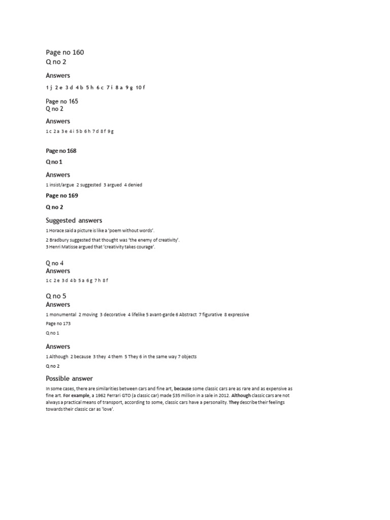 Chapter 9 Answer | PDF