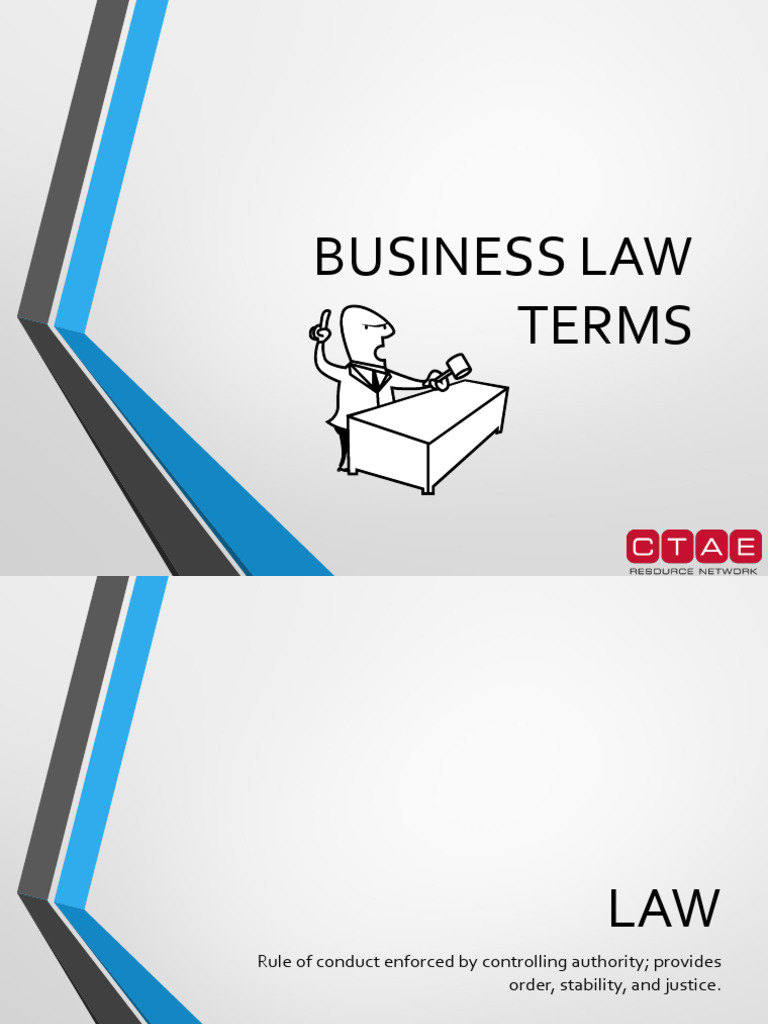 Overview of Business Law Concepts | PDF | Tort | Defamation