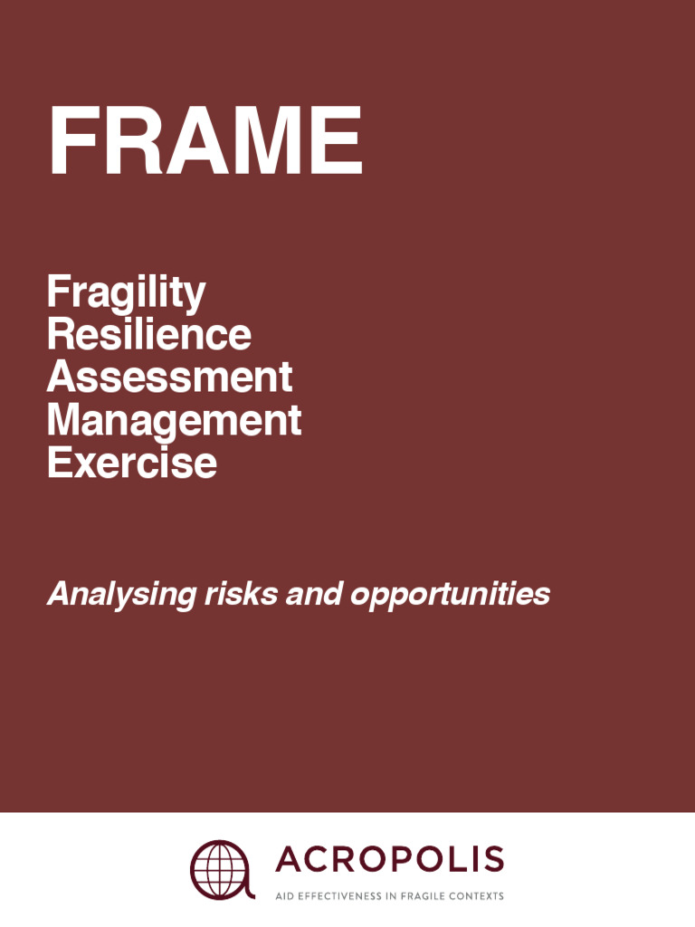 frame_methodology | PDF | Risk | Food Security