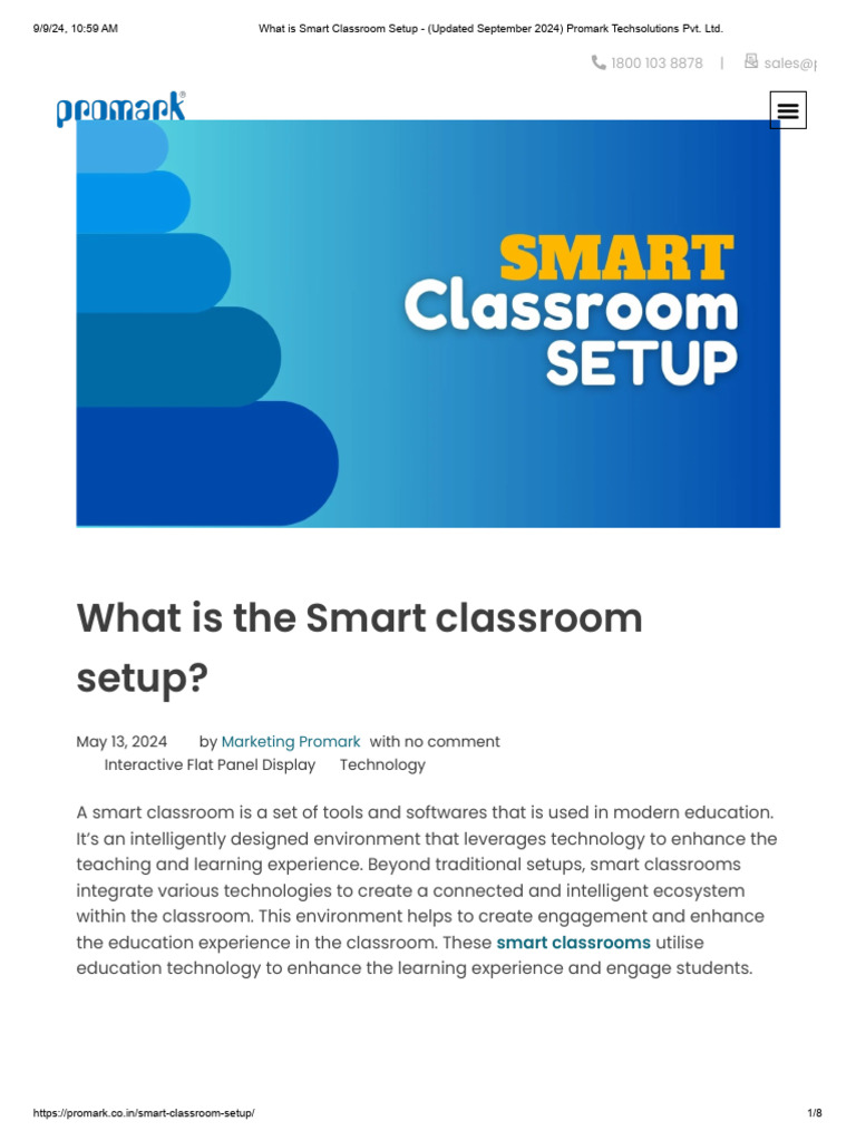 What is Smart Classroom Setup - (Updated September 2024) Promark ...