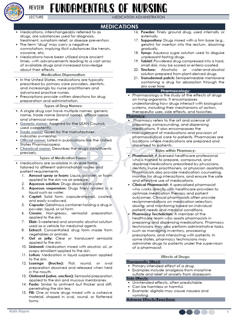 Funda-Drug Computation and Administration | PDF | Topical Medication ...