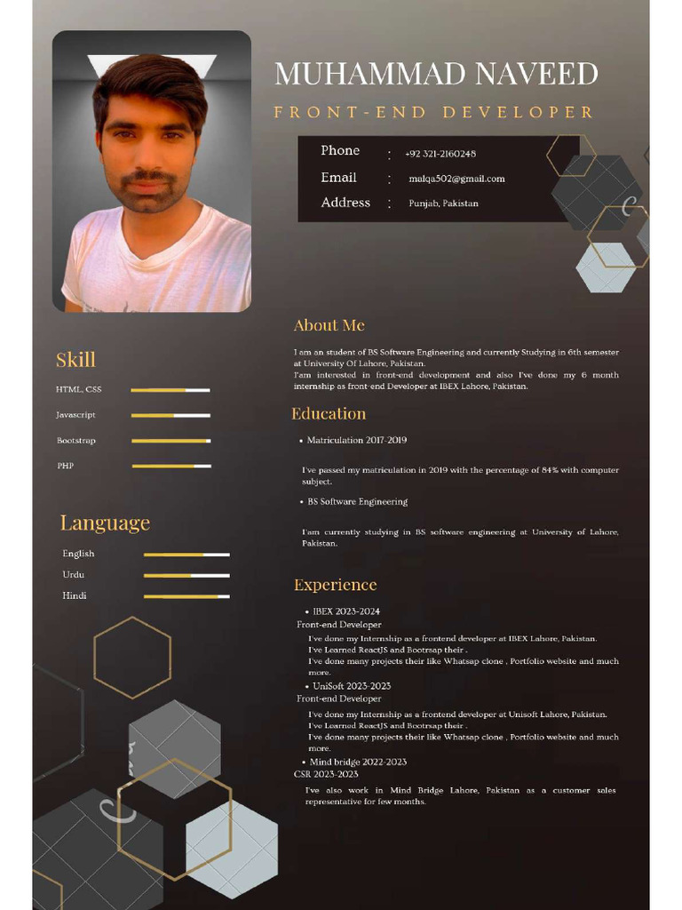 Naveed CV | PDF