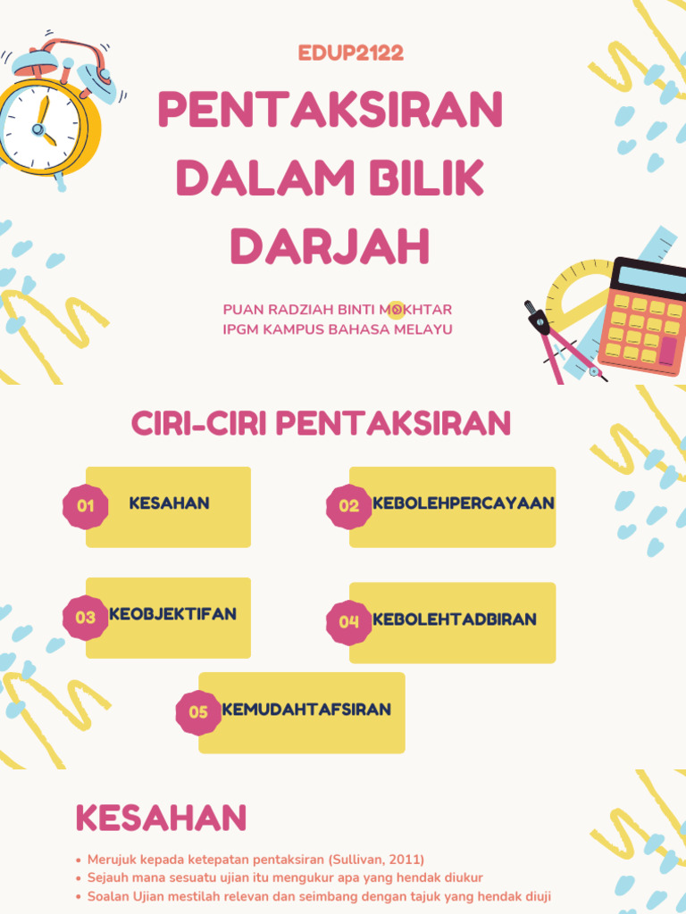 Ciri2 Pentaksiran | PDF