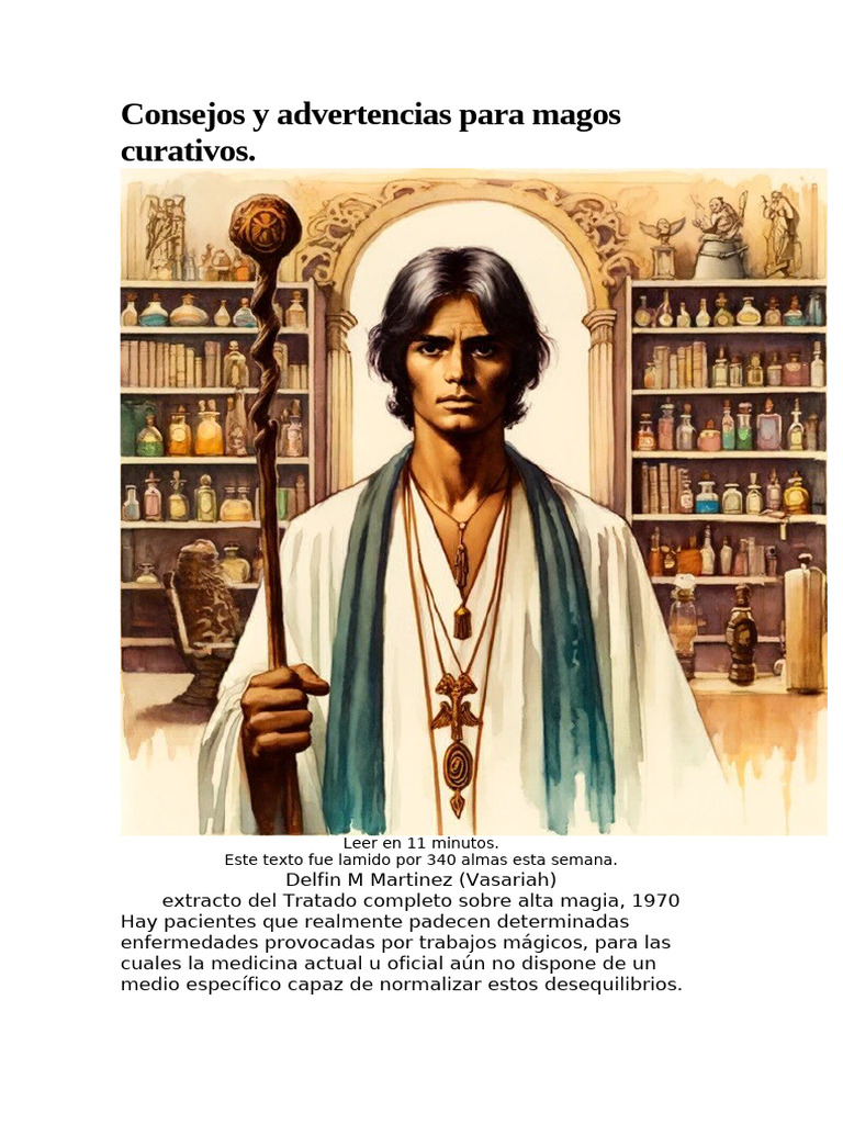 Magia Curativa: Consejos y Advertencias | PDF | Curación por la fe ...
