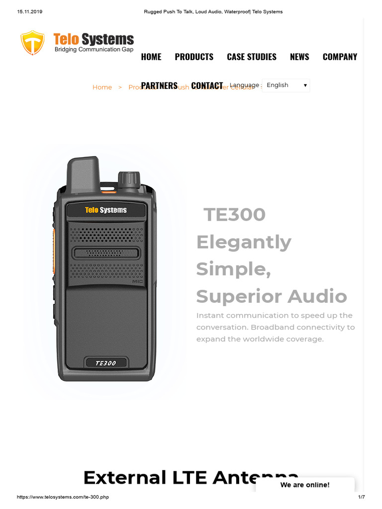 TE300 | PDF | Mobile Technology | Telecommunications