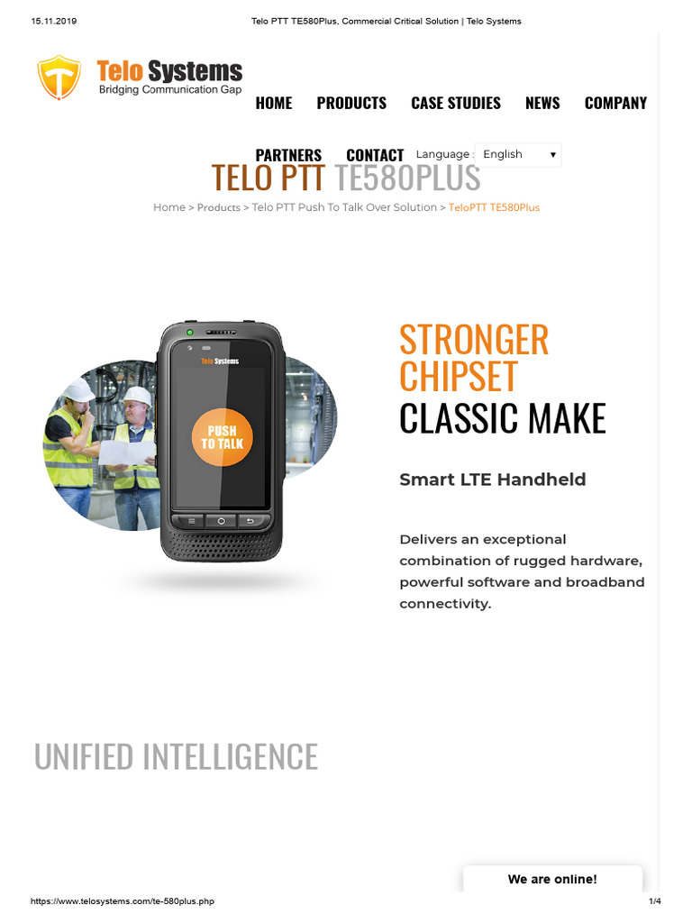 Telo PTT TE580Plus | PDF | Telecommunications | Consumer Electronics