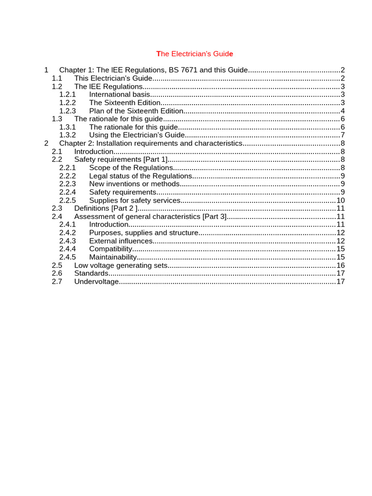 The Electricians Guide | PDF | Mains Electricity | Electrical Wiring