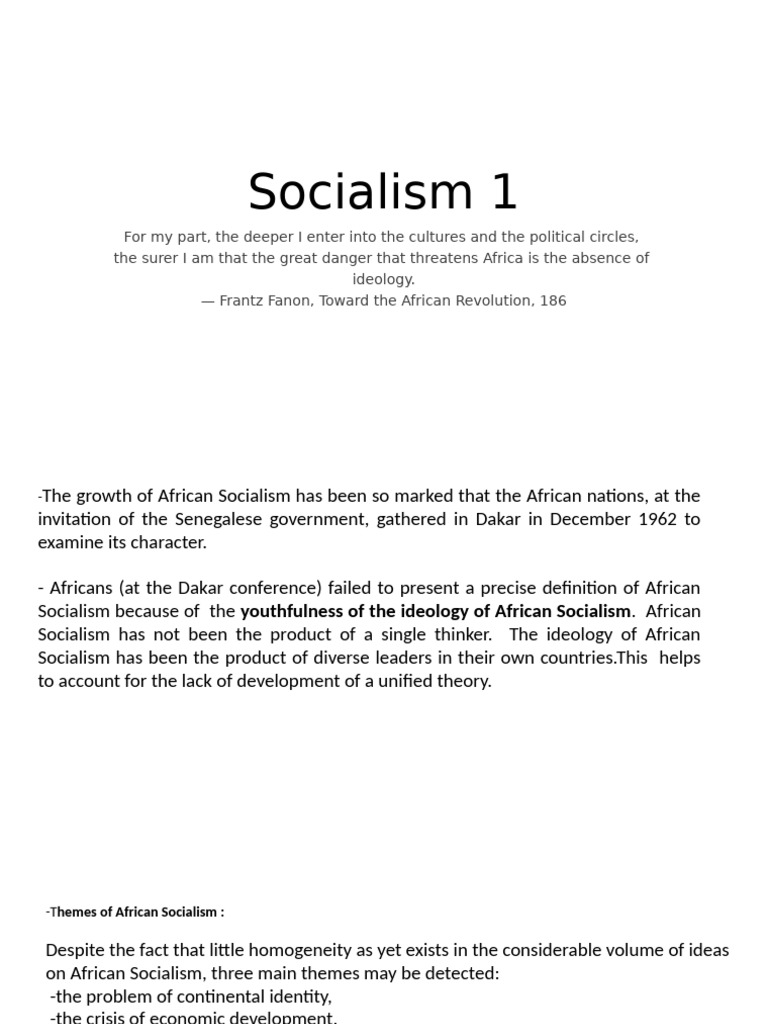 Socialism 1. Final Version | PDF | Socialism | Nationalism