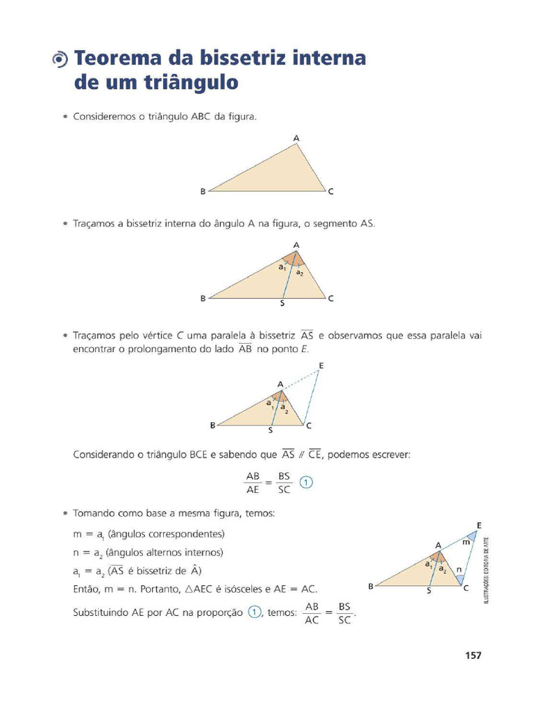 Teorema Da Bissetriz Interna | PDF