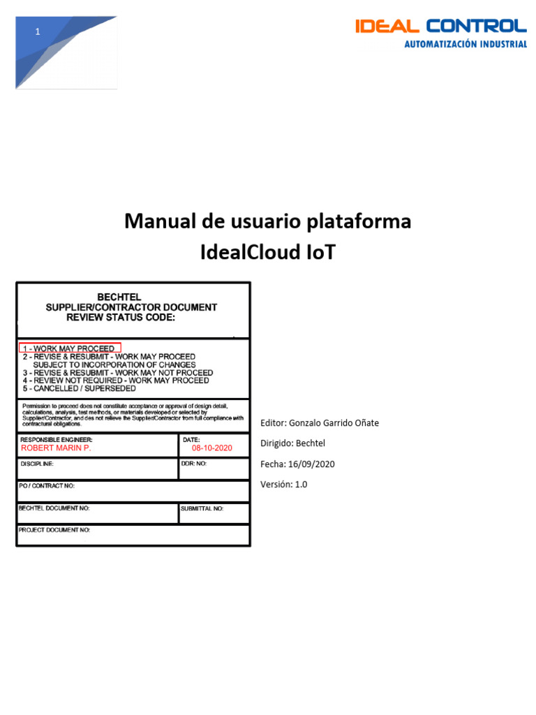 26148-320-FP01-MEE0-00002, Manual de Usuario Plataforma IdealCloud IoT ...