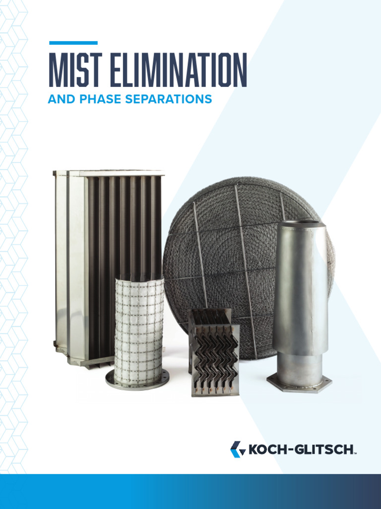 Mist Elimination and Phase Separations | PDF | Liquids | Drop (Liquid)