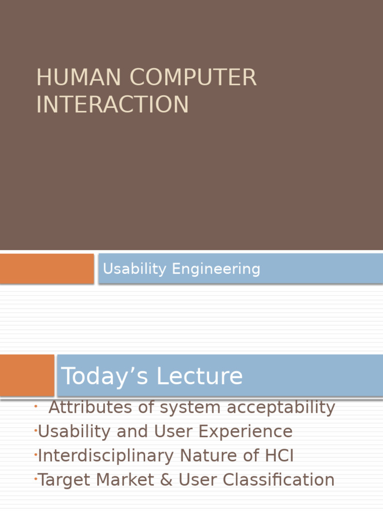02 HCIUsability Engineering | PDF | Usability | Human–Computer Interaction