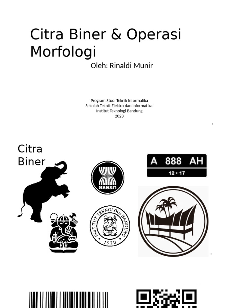 Operasi Morfologi pada Citra Biner | PDF