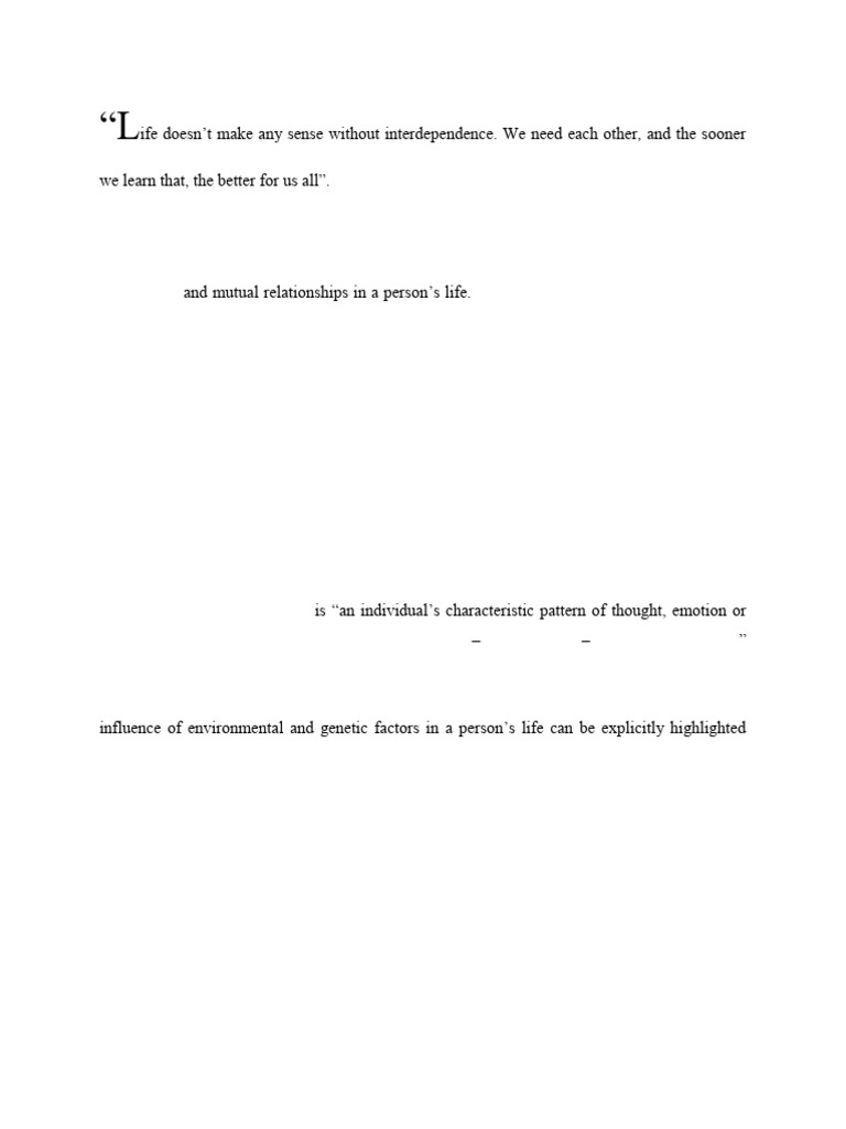 Social Implications On PPersonality | PDF | Psychological Concepts ...