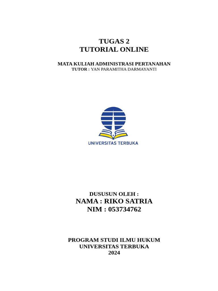 Tugas 2 Tuton Ilmu Sosial Dan Budaya Dasar | PDF