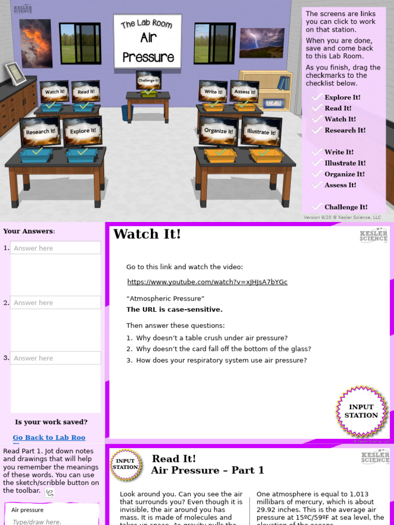 2 Exploration - Air Pressure Station Lab v2 - Digital Interactive | PDF ...
